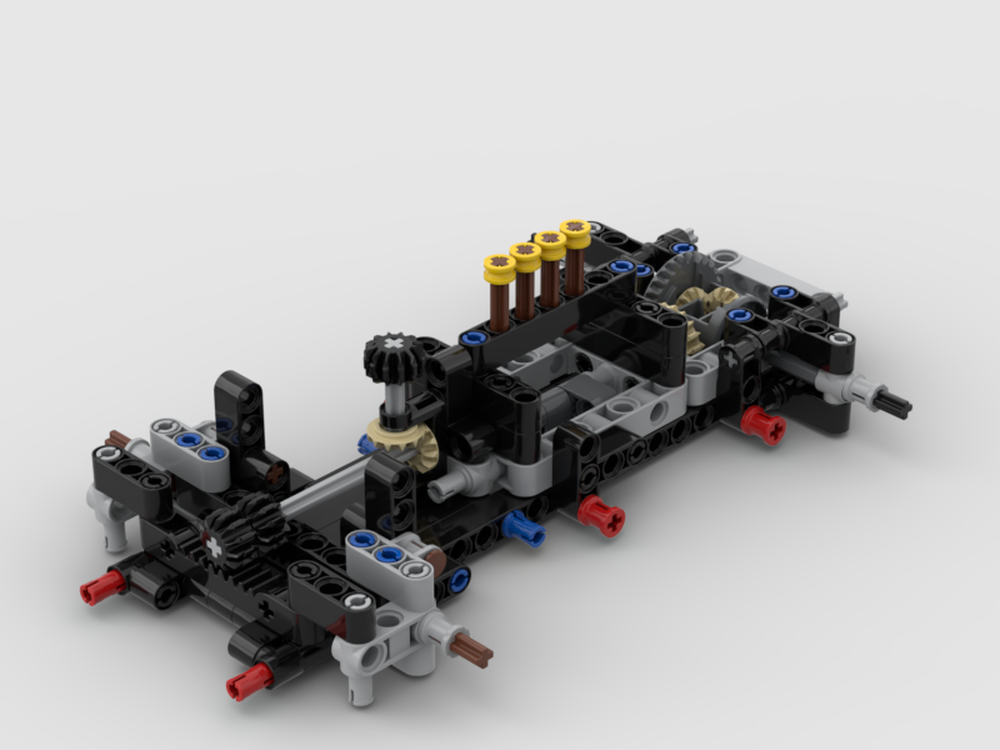 Lego Moc Car Chassis By Coolsaurya Rebrickable Build With Lego