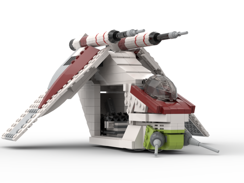 LEGO MOC Republic Gunship by NL33 | Rebrickable - Build with LEGO
