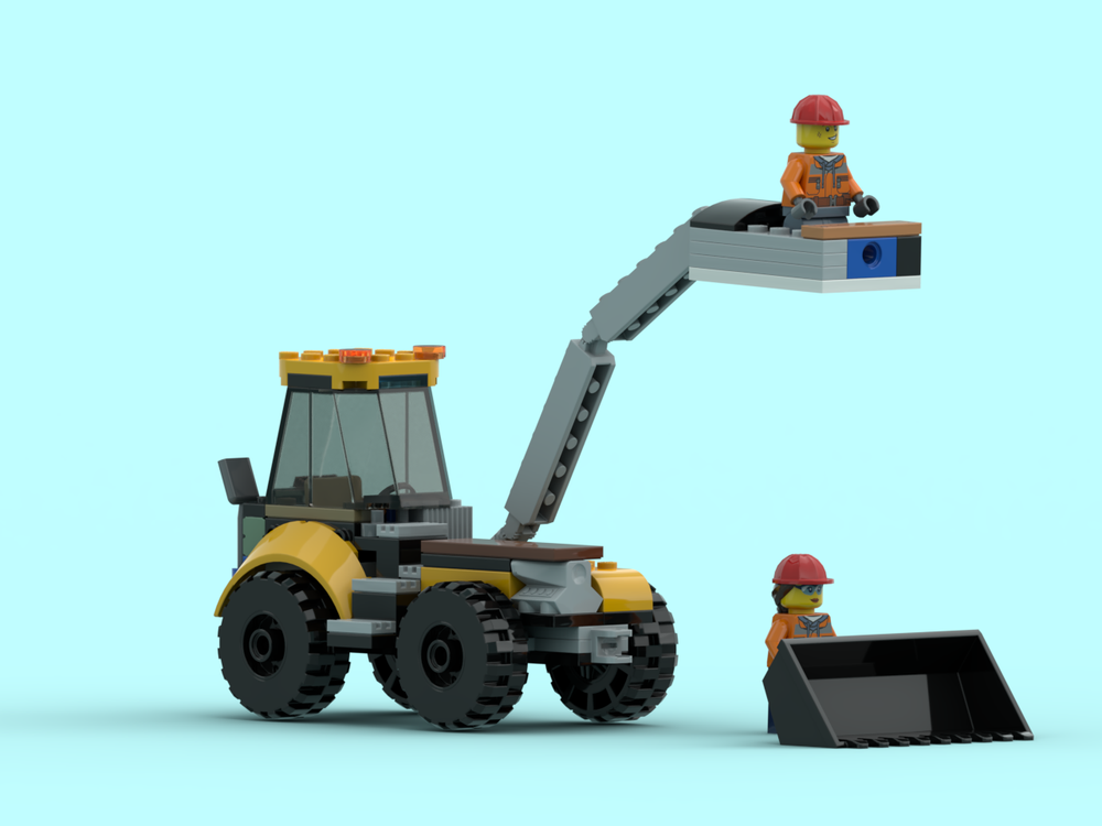 LEGO MOC Construction Digger with lifting platform by P4tp4t ...