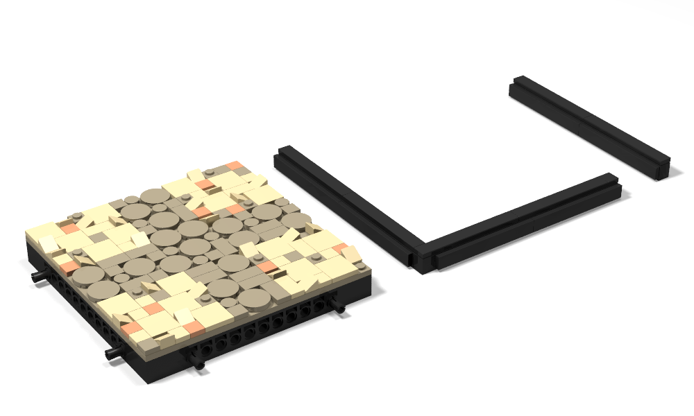 LEGO MOC Ryloth terrain - pathway intersection and borders by Tiggerljc ...