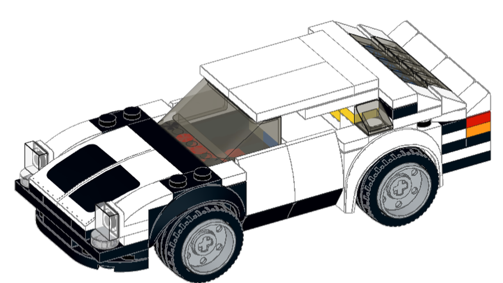 LEGO MOC Toyota AE86 Trueno by LegoCapybara | Rebrickable - Build with LEGO