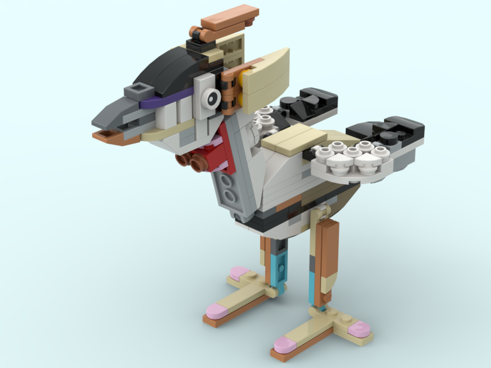 LEGO MOC 31137 Crowned Crane by Pikminfan67 | Rebrickable - Build with LEGO