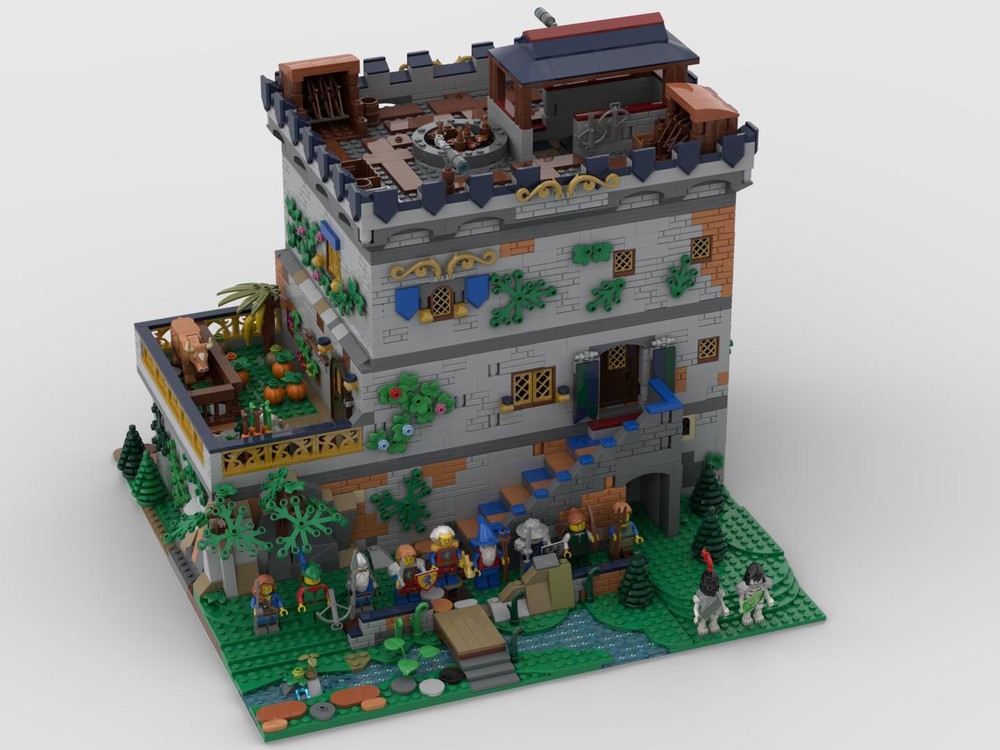 LEGO MOC Medieval outpost by SimonG14 | Rebrickable - Build with LEGO