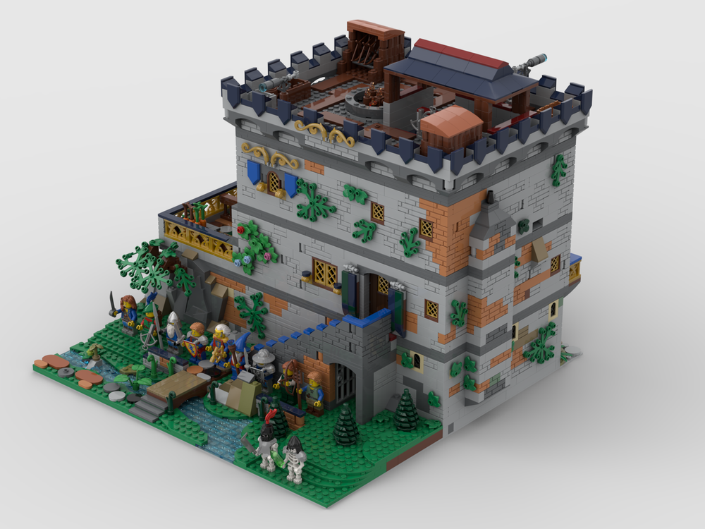 LEGO MOC Medieval outpost by SimonG14 | Rebrickable - Build with LEGO