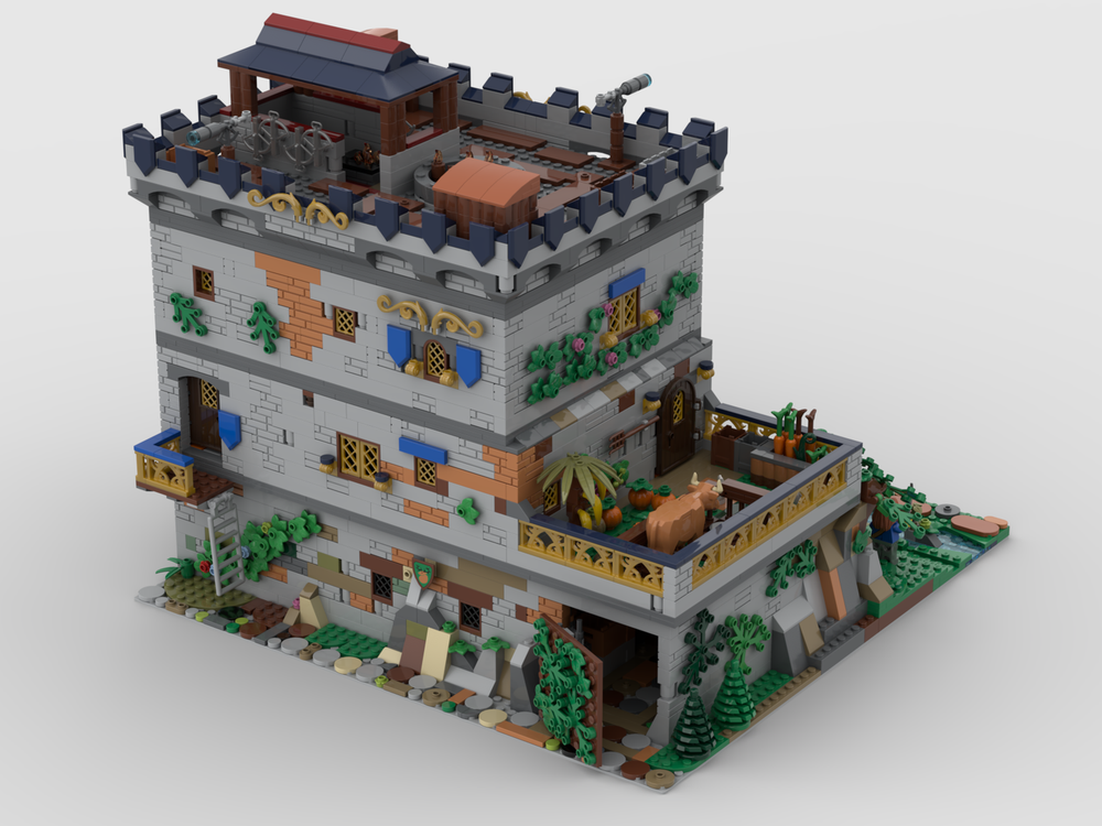 LEGO MOC Medieval outpost by SimonG14 | Rebrickable - Build with LEGO