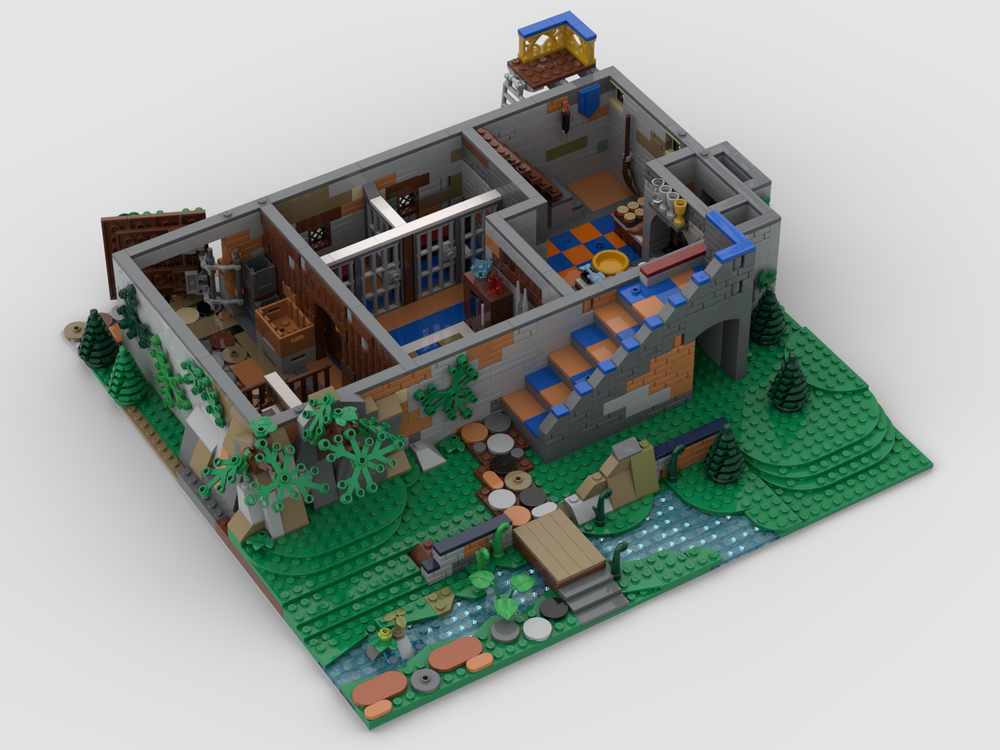 LEGO MOC Medieval outpost by SimonG14 | Rebrickable - Build with LEGO
