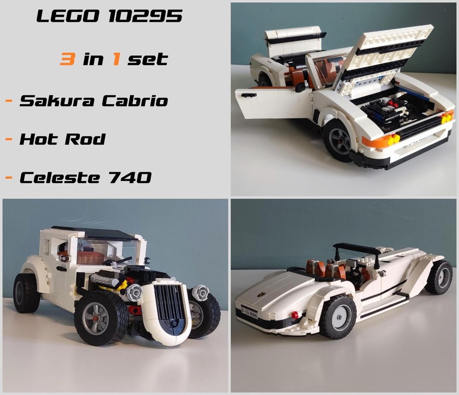 LEGO MOC 10295 3 in 1 Alternative set by Kirvet | Rebrickable - Build ...