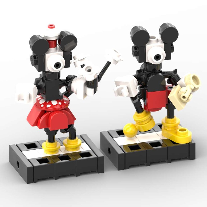 LEGO MOC Microscale Version of the LEGO Set Nr.43179 :"Mickey & Minnie ...
