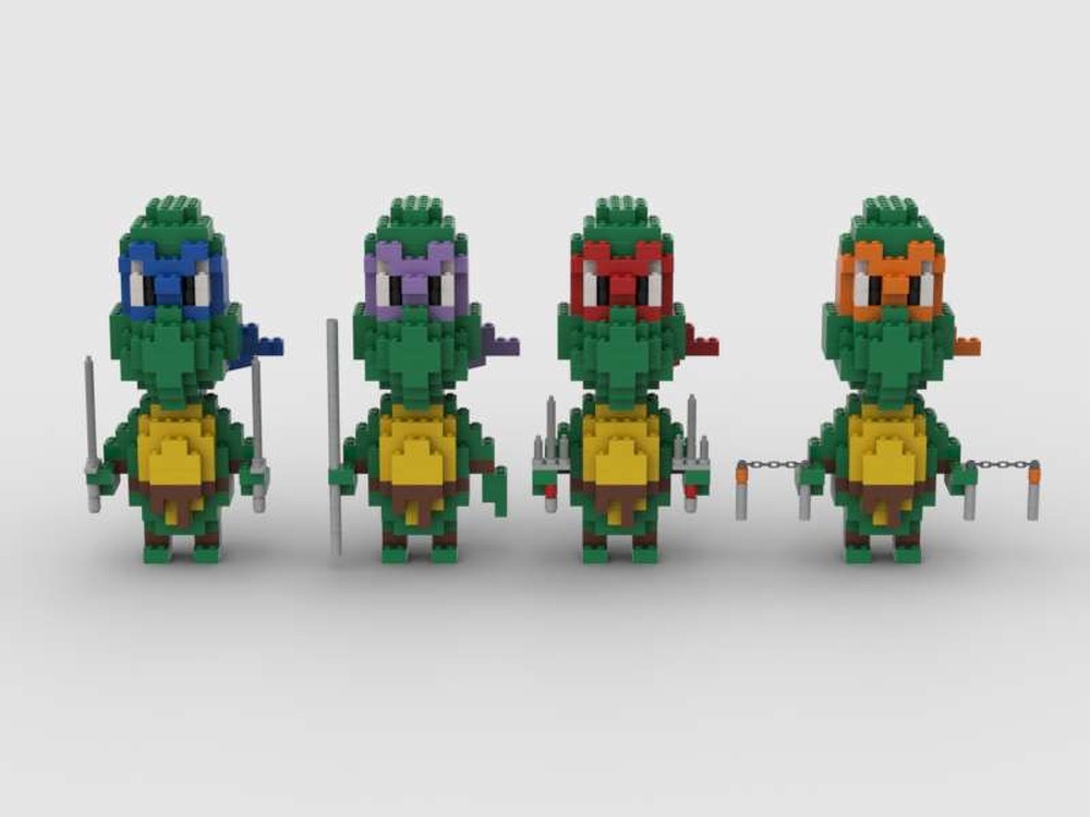 LEGO MOC Ninja Turtles by mikey2110 | Rebrickable - Build with LEGO