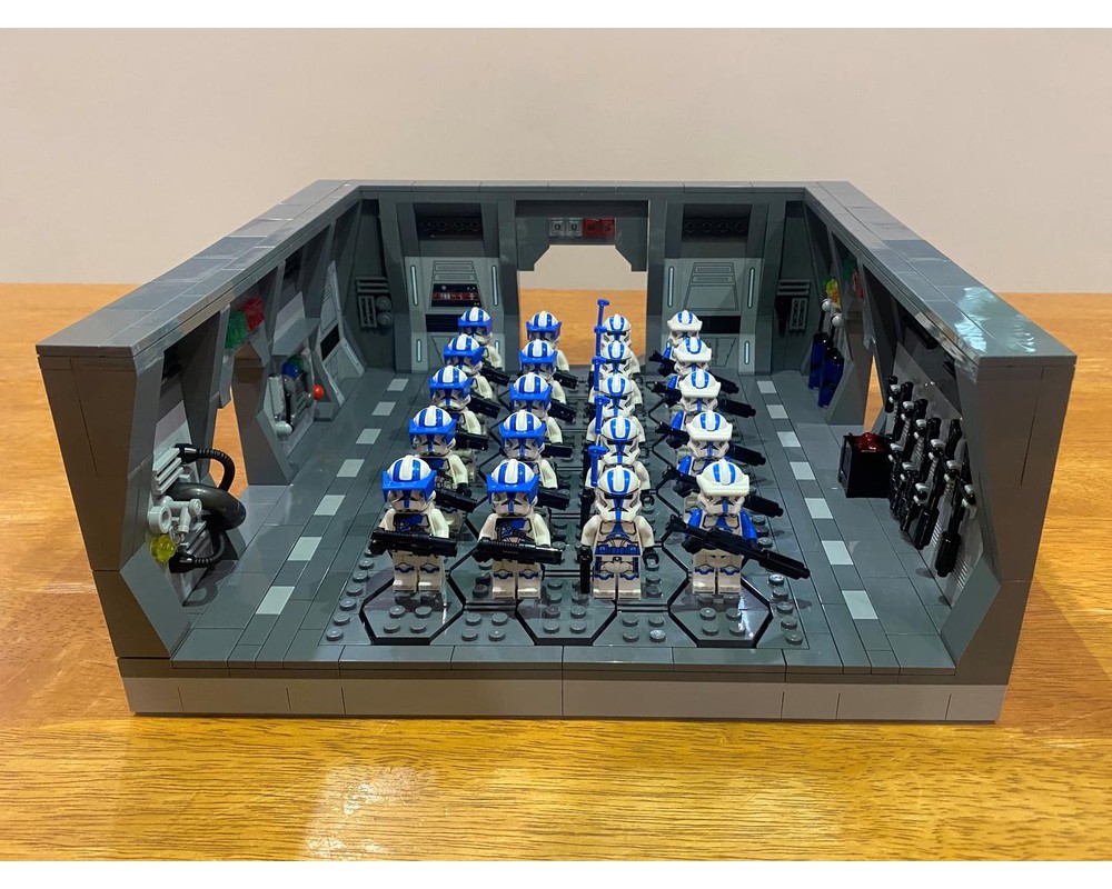 Lego Moc Clone Army Display Hanger By Minifig Display Mocs By Milky