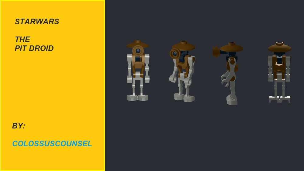 LEGO MOC Pit Droid by ColossusCounsel | Rebrickable - Build with LEGO