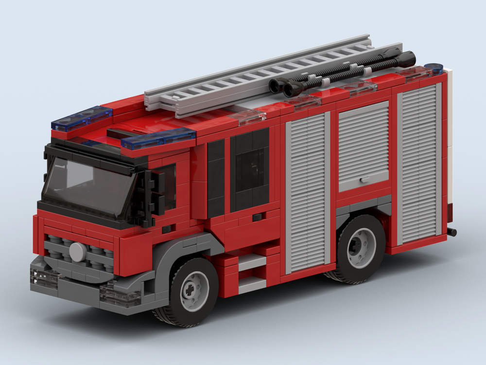 LEGO MOC Haarlem Fire Engine by mausbricks | Rebrickable - Build with LEGO