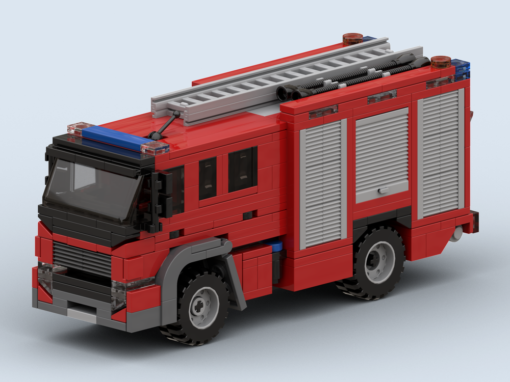 LEGO MOC Oosterhout Fire Engine 4x4 by mausbricks | Rebrickable - Build ...