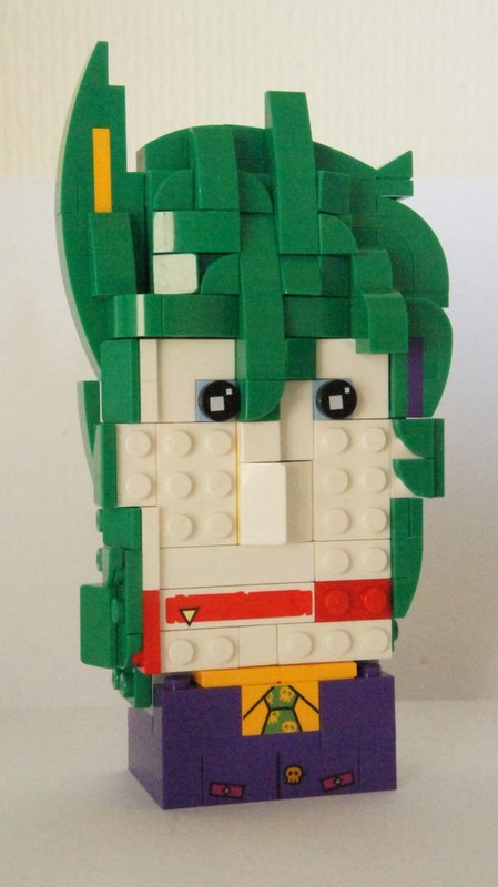 LEGO MOC Joker bust by stephane85 | Rebrickable - Build with LEGO