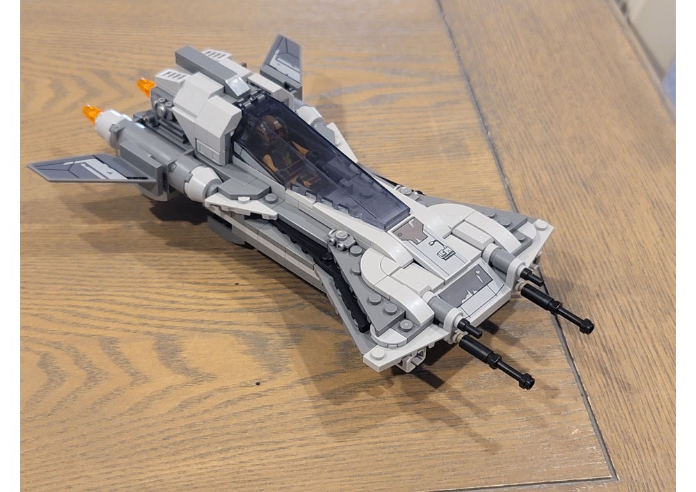 Lego Moc Pirate Snub Fighter Three Point Landing Gear Mod By Georget93