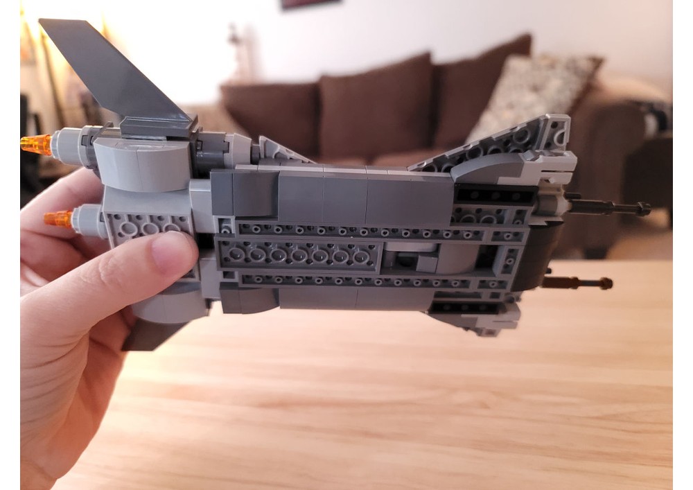 Lego Moc Pirate Snub Fighter Three Point Landing Gear Mod By Georget93