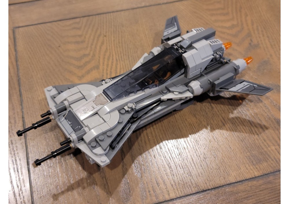 Lego Moc Pirate Snub Fighter Three Point Landing Gear Mod By Georget93