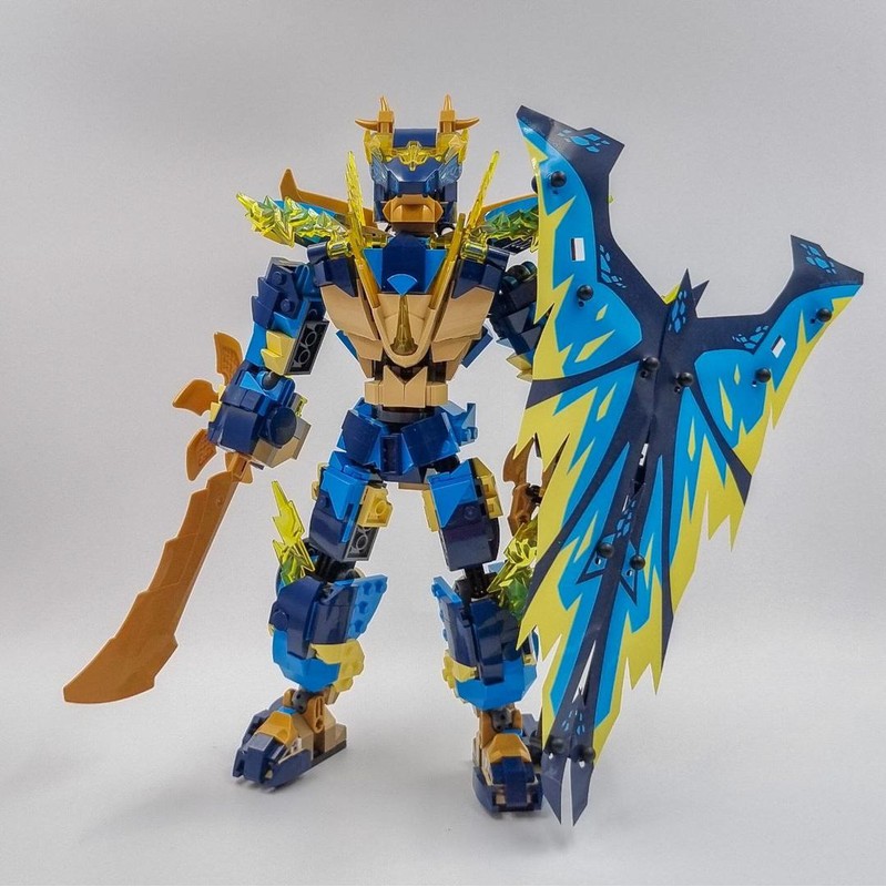 LEGO MOC Riyu's Elemental Dragon Mech vs Modified Empress Mech by ...