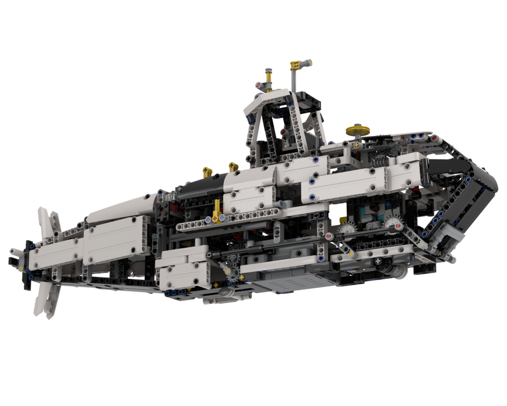Lego Moc Submarine Again 8480 Model B By Msk6003 Rebrickable