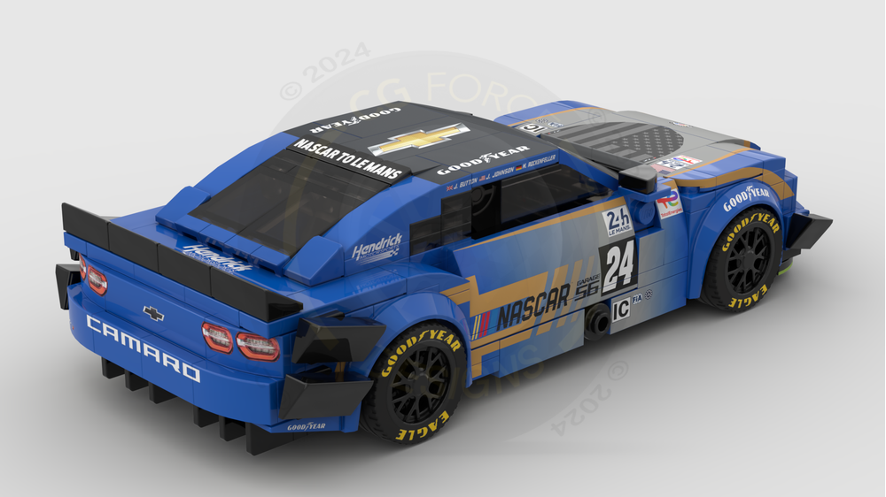 Lego Moc Nascar 2023 Hm Garage 56 By Cgforcedesigns Rebrickable