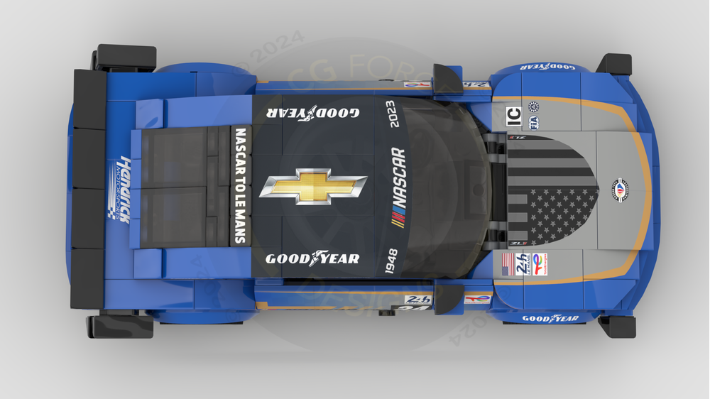 Lego Moc Nascar 2023 Hm Garage 56 By Cgforcedesigns Rebrickable