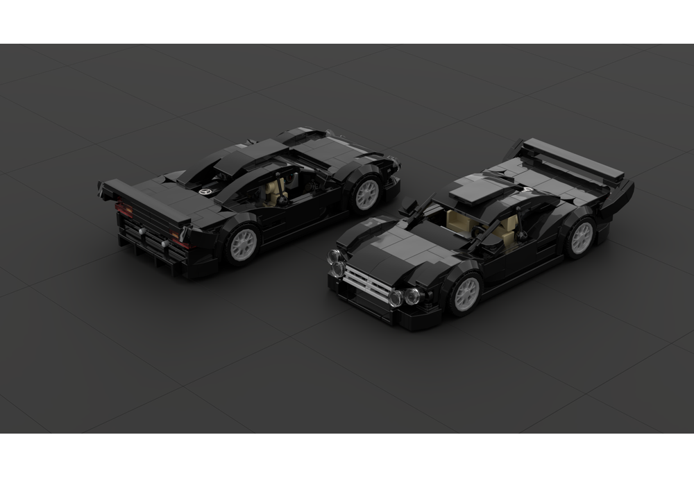 Lego Moc Mercedes Benz Clk Gtr By Crossroads Rebrickable Build With