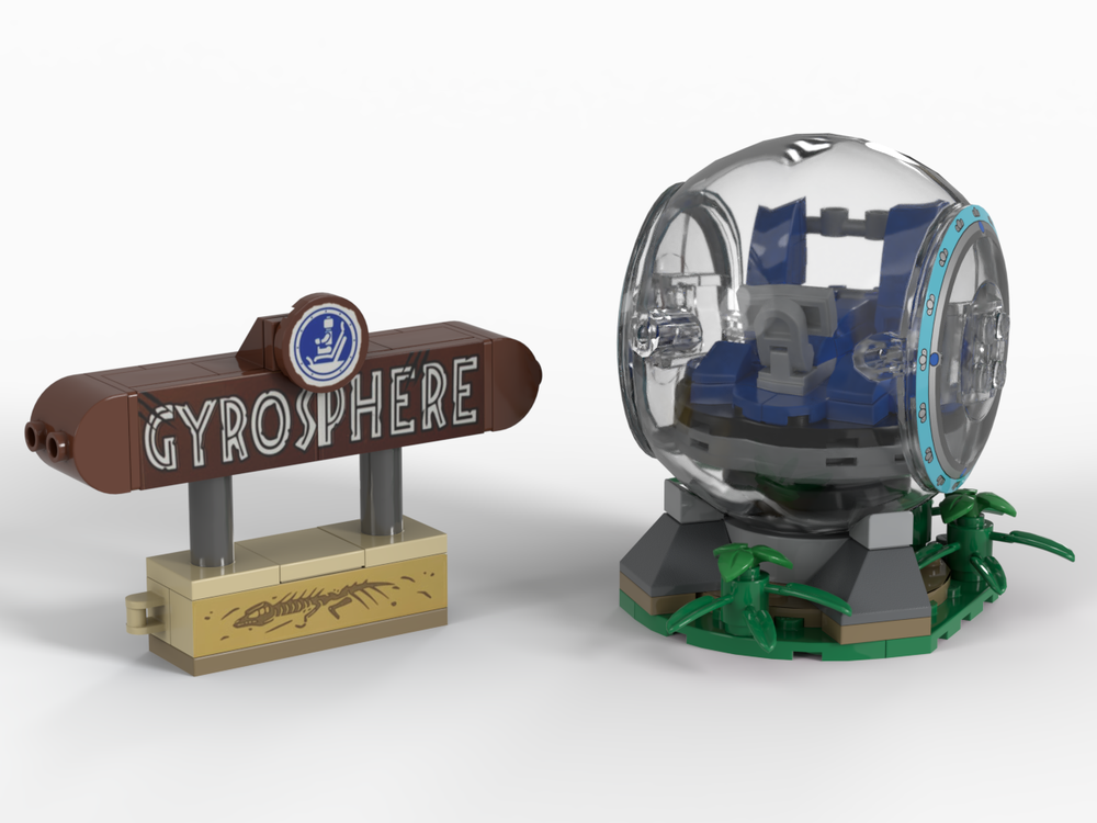 LEGO MOC Gyrosphere by legOtaku | Rebrickable - Build with LEGO