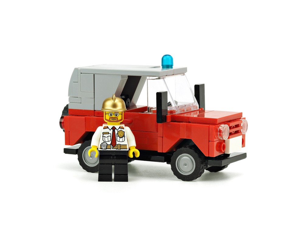 LEGO MOC-15171 Fire Chief's Car (Town > City > Fire 2018) | Rebrickable ...