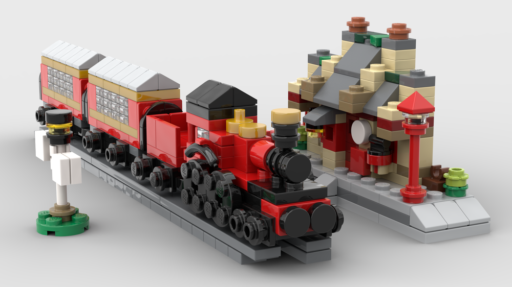 LEGO MOC Mini 76423 Hogwart's Express and Hogsmeade Station by ...