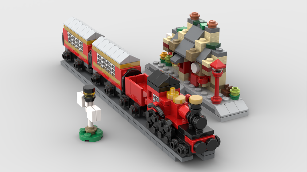 LEGO MOC Mini 76423 Hogwart's Express and Hogsmeade Station by ...