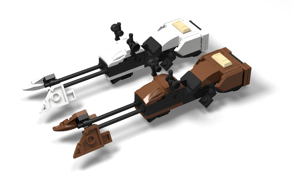 LEGO MOC 74-Z Speeder Bike by Tiggerljc | Rebrickable - Build with LEGO