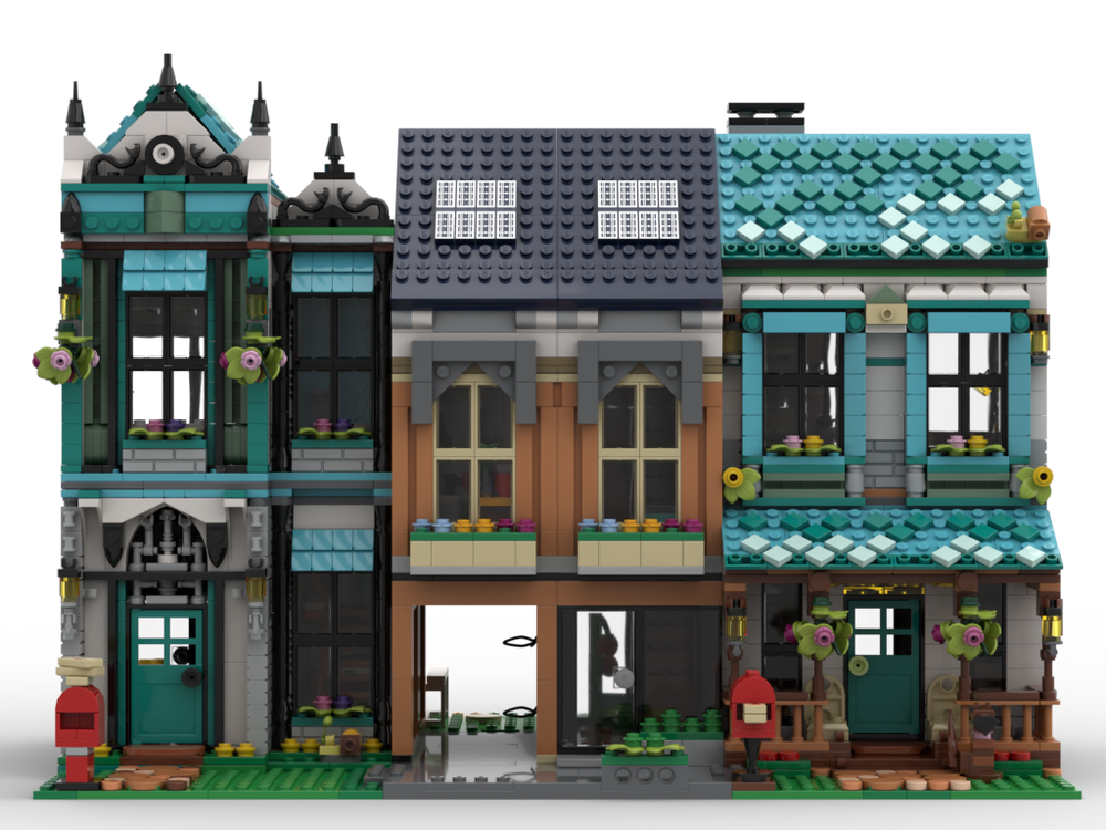 LEGO MOC Modular Family House - Modification of 2x Sets 60398 by Brick ...