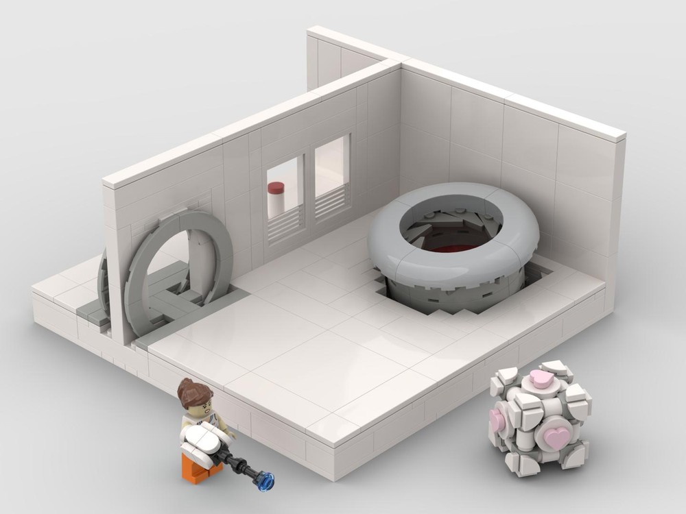 LEGO MOC Portal - Aperture Science Incinerator diorama by polygoni ...
