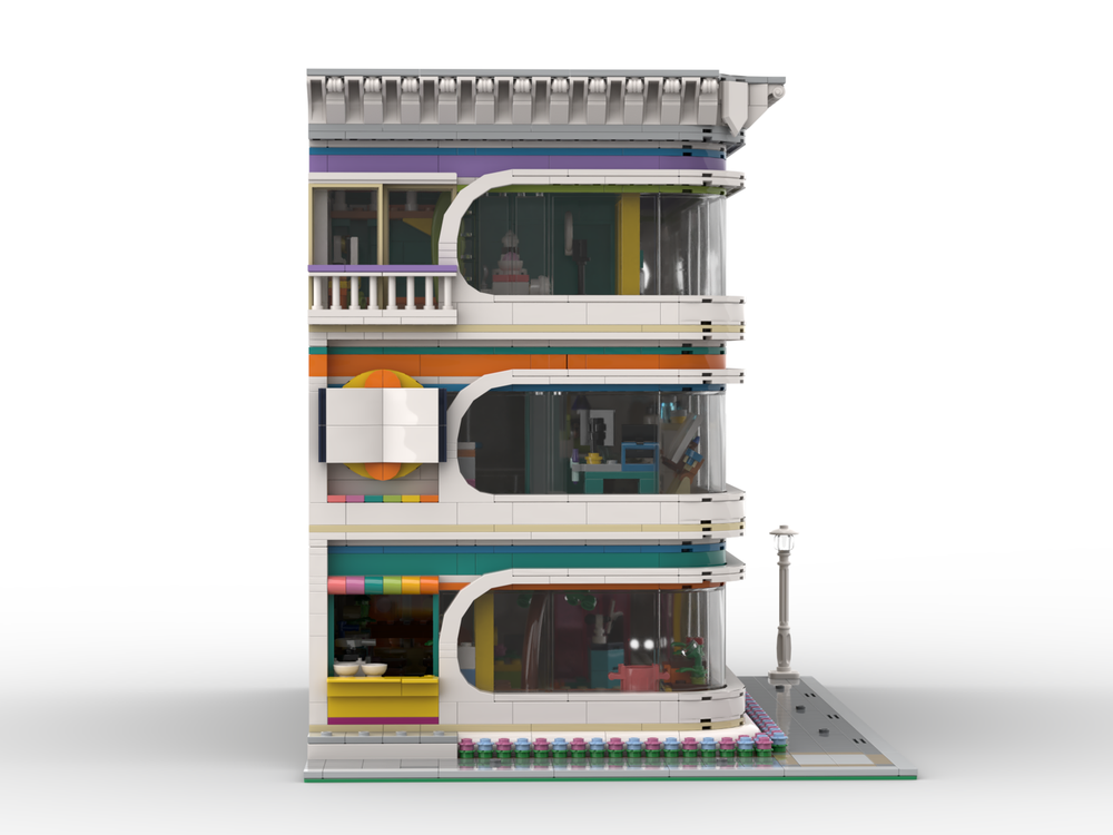 Lego Moc Friendship Tower 2023 By Noobricks Rebrickable Build With Lego