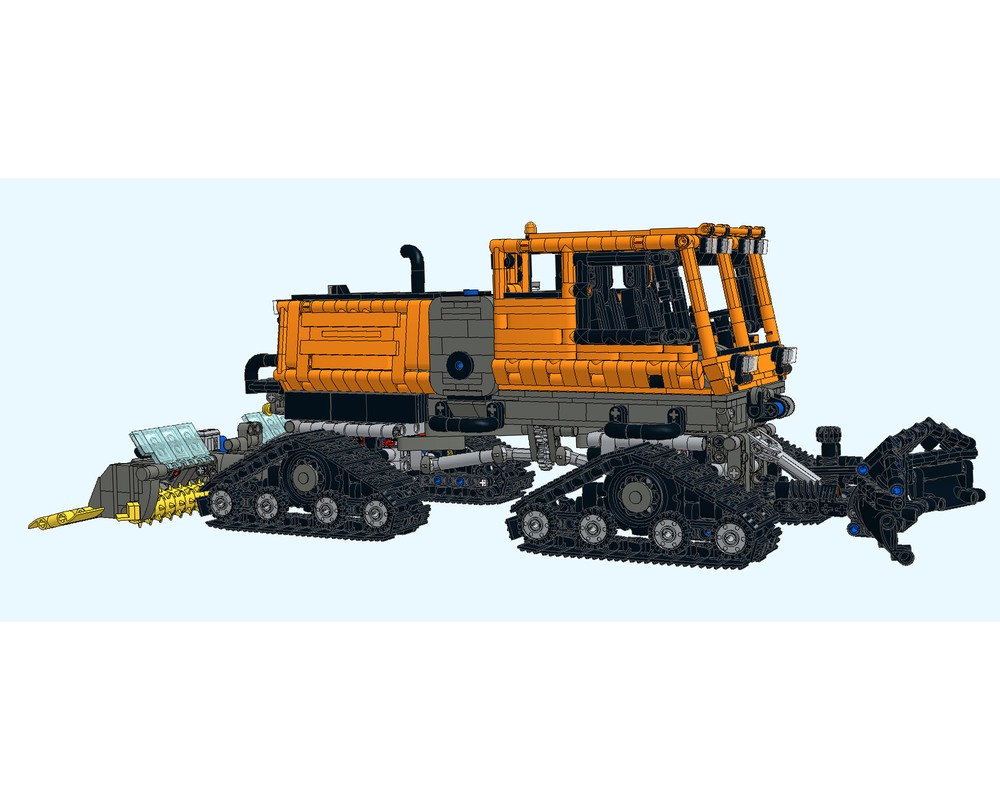 Lego Moc Tucker Sno Cat By Paulvandebulk Rebrickable Build With Lego