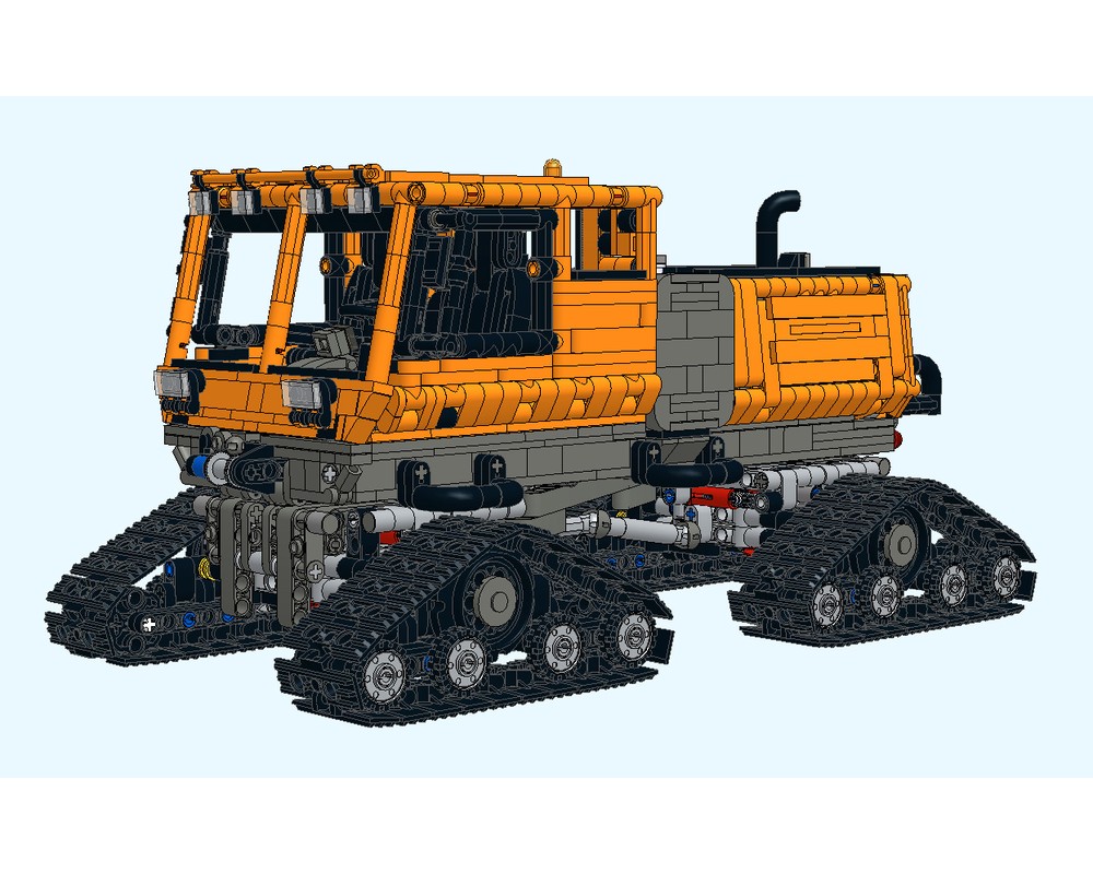 Lego Moc Tucker Sno Cat By Paulvandebulk Rebrickable Build With Lego
