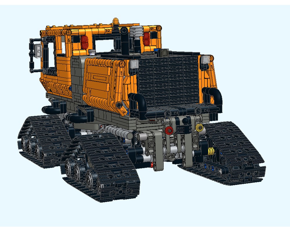 LEGO MOC Tucker Sno-Cat by paulvandebulk | Rebrickable - Build with LEGO