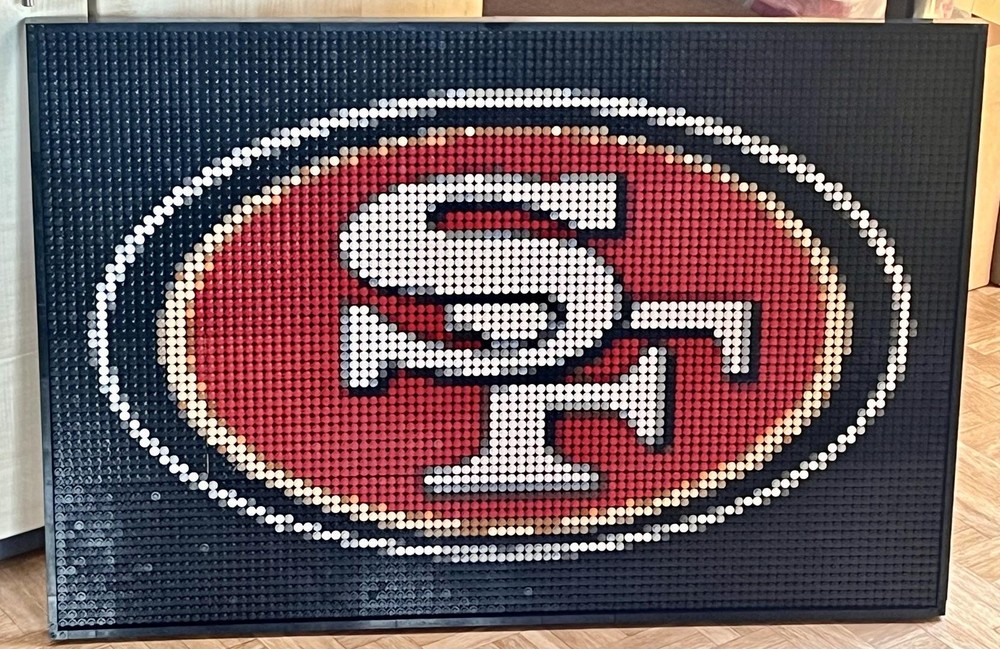 LEGO MOC 49ers Logo Pixel Art (NFL / Football) by aösdf | Rebrickable ...