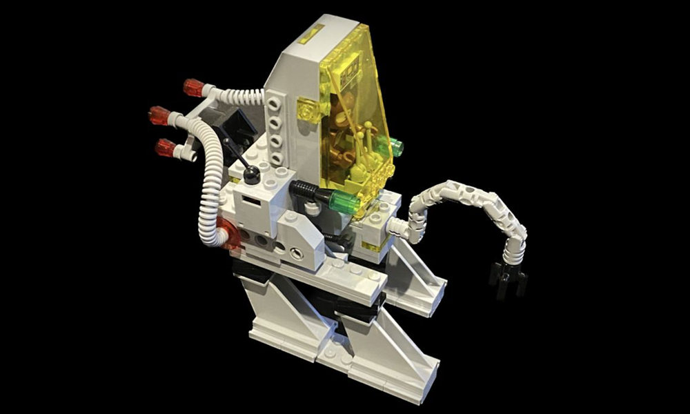LEGO MOC Classic Space Reimagined: Walking Astro Grappler (6882) by ...