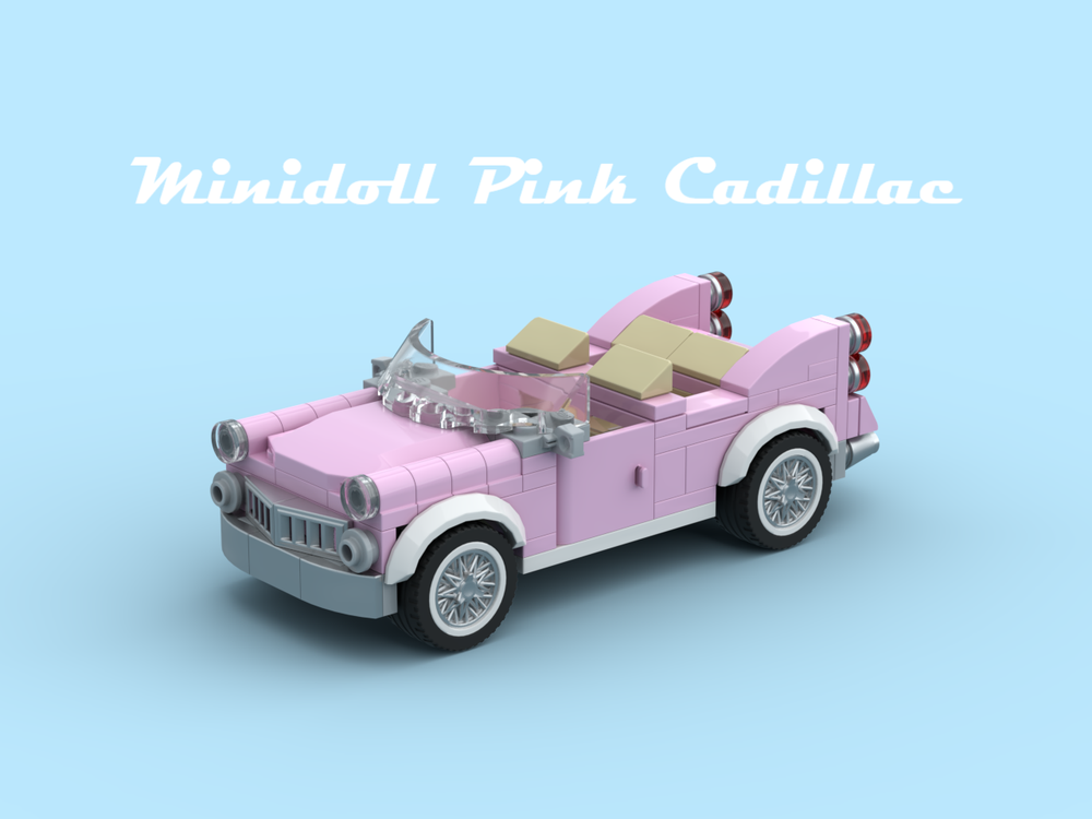 LEGO MOC Minidoll Pink Cadillac by LegoJCS | Rebrickable - Build with LEGO