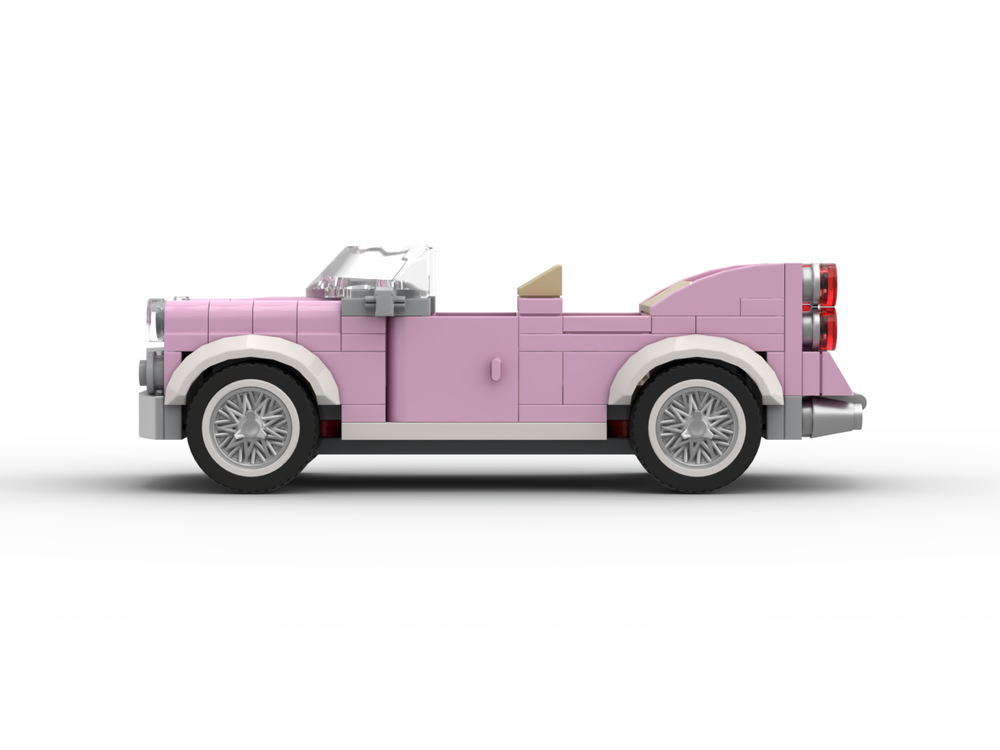 LEGO MOC Minidoll Pink Cadillac by LegoJCS | Rebrickable - Build with LEGO