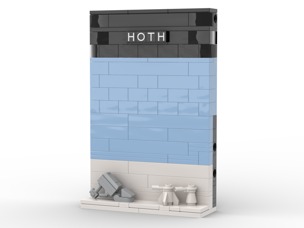 LEGO MOC Hoth - Star Wars Landscape by Viernes | Rebrickable - Build ...