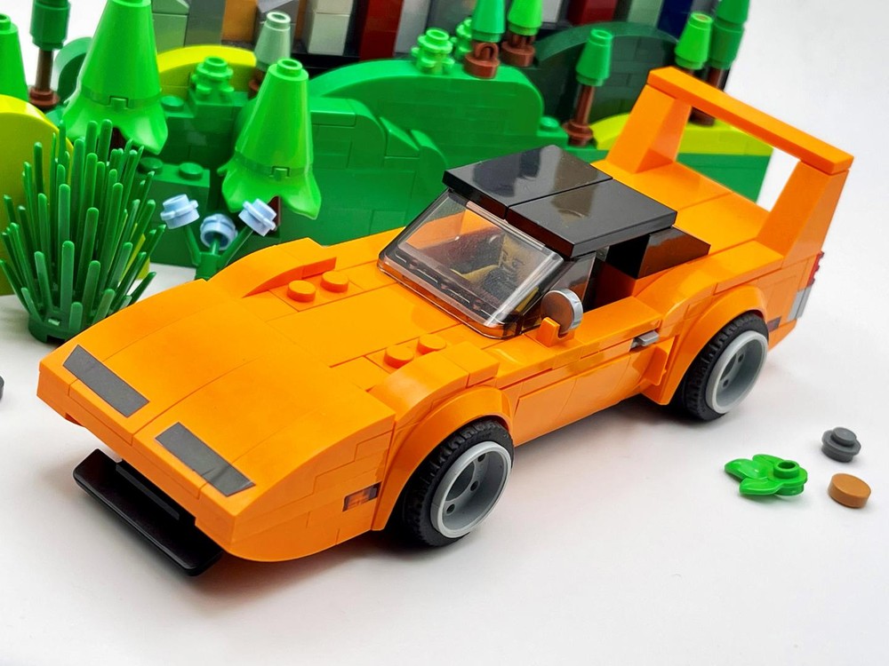 Lego Moc Plymouth Superbird By Ibrickeditup Rebrickable Build With Lego