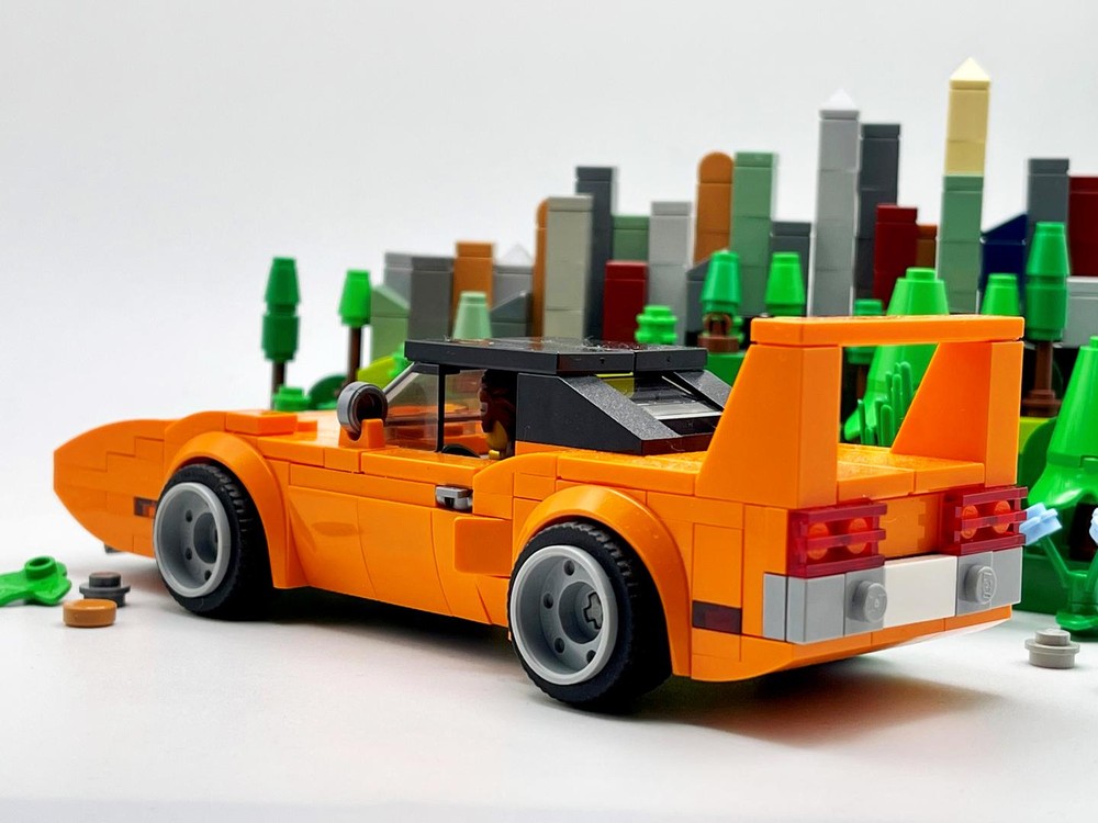 Lego Moc Plymouth Superbird By Ibrickeditup Rebrickable Build With Lego