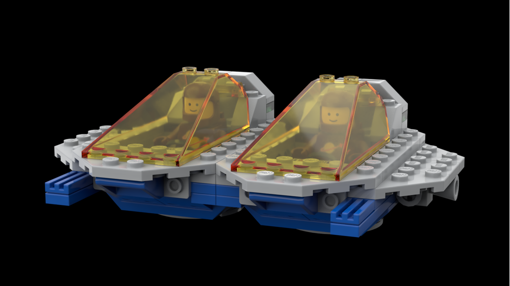 LEGO MOC Classic Space Reimagined: Twin Starfire (1499) by watson.lego ...