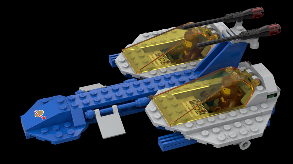 LEGO MOC Classic Space Reimagined: Twin Starfire (1499) by watson.lego ...