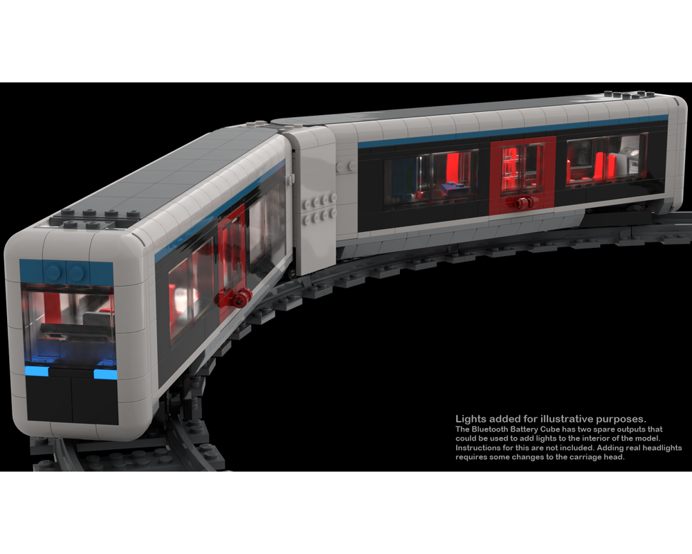 LEGO MOC Remote Controlled Metro / Subway (City Scale, with Circuit ...
