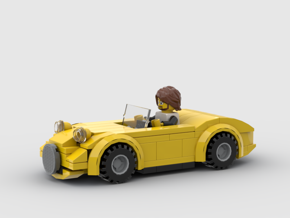 LEGO MOC Austin Healey Bugeye Sprite by BrickMOCery | Rebrickable ...