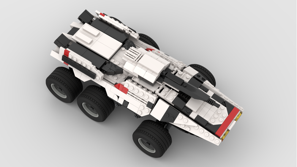 Lego Moc M35 Mako Mass Effect By Jeronew Rebrickable Build With Lego