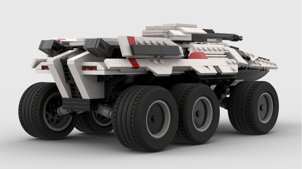Lego Moc M35 Mako Mass Effect By Jeronew Rebrickable Build With Lego